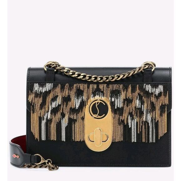 Christian Louboutin | Bags | Christian Louboutin Elisa Small Chain Leo ...
